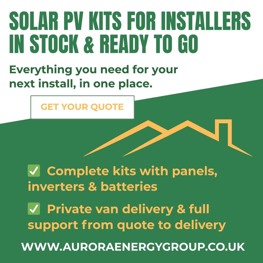 Complete Solar PV Kits for Installers | Aurora Energy Group