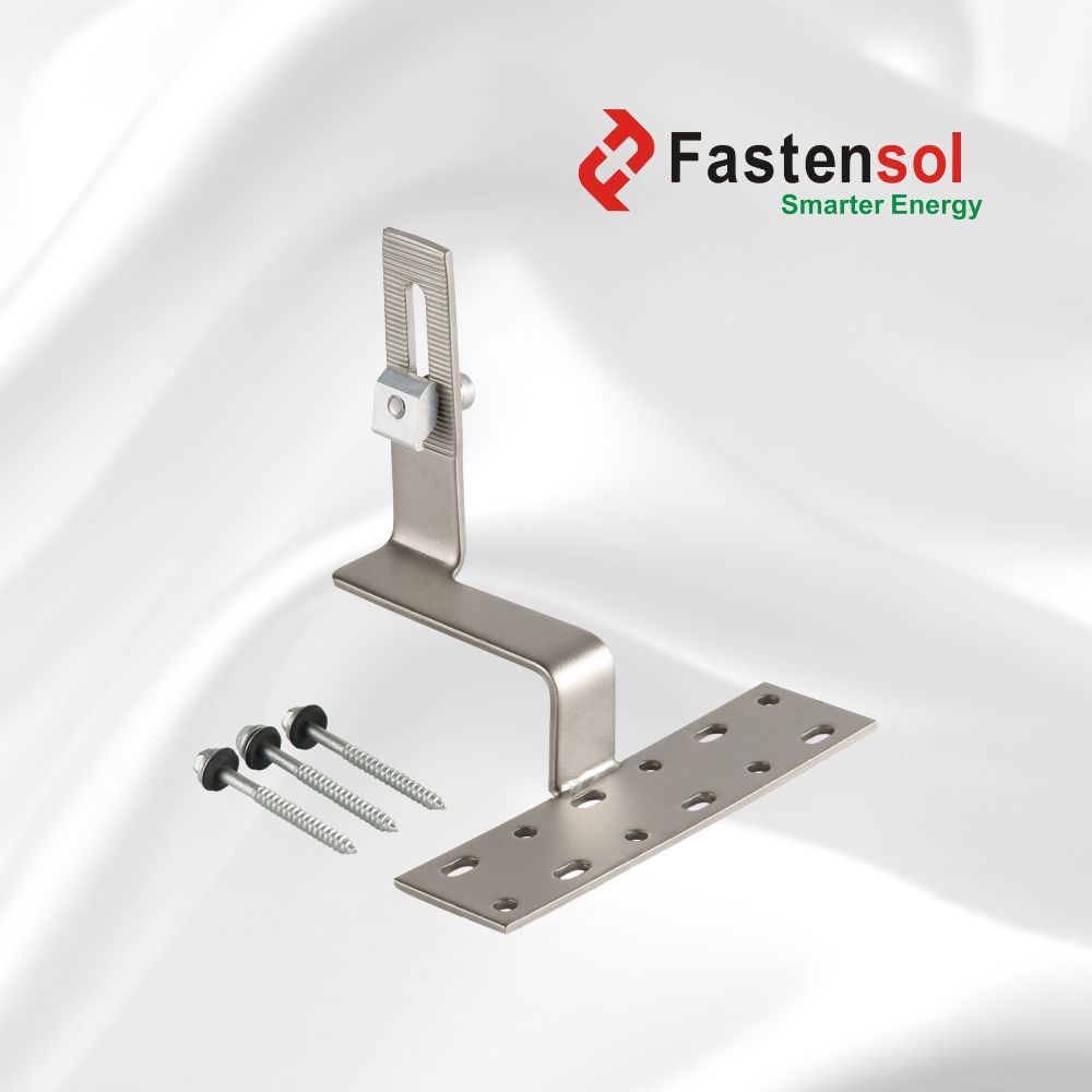Fastensol TH06 Pan Tile Roof Hook – Landscape Mount for Solar Panels